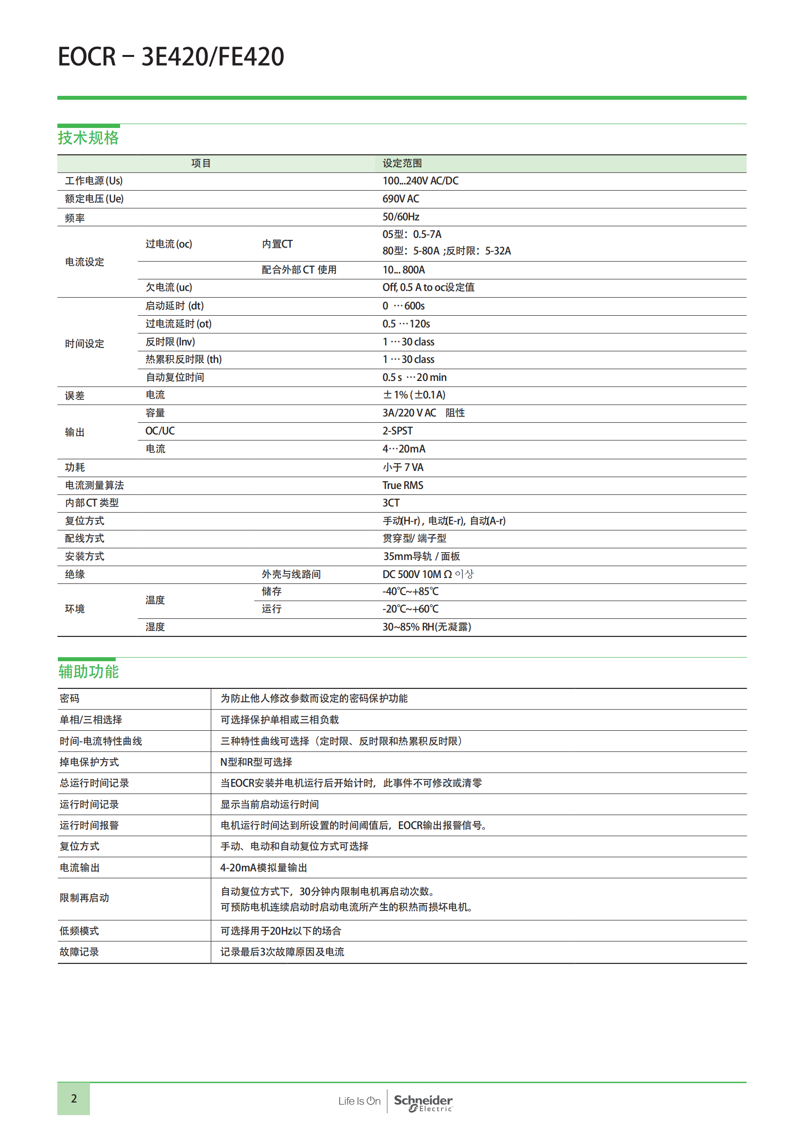 EOCR3E420-05DUH新一代自带4-20毫安施耐德电子继电器产品详情 - 百度AI市场